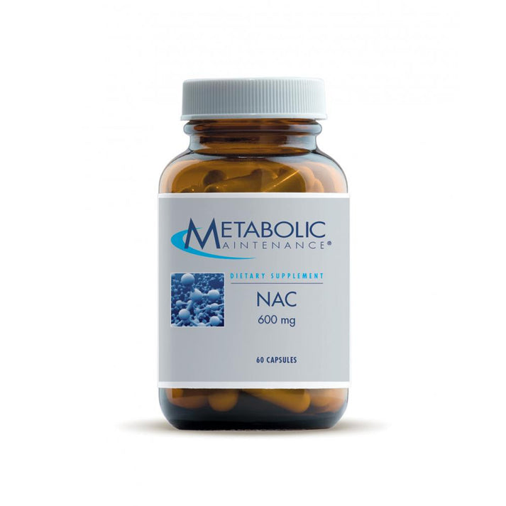 NAC 600 mg 60 caps by Metabolic Maintenance – Living Well Today ...